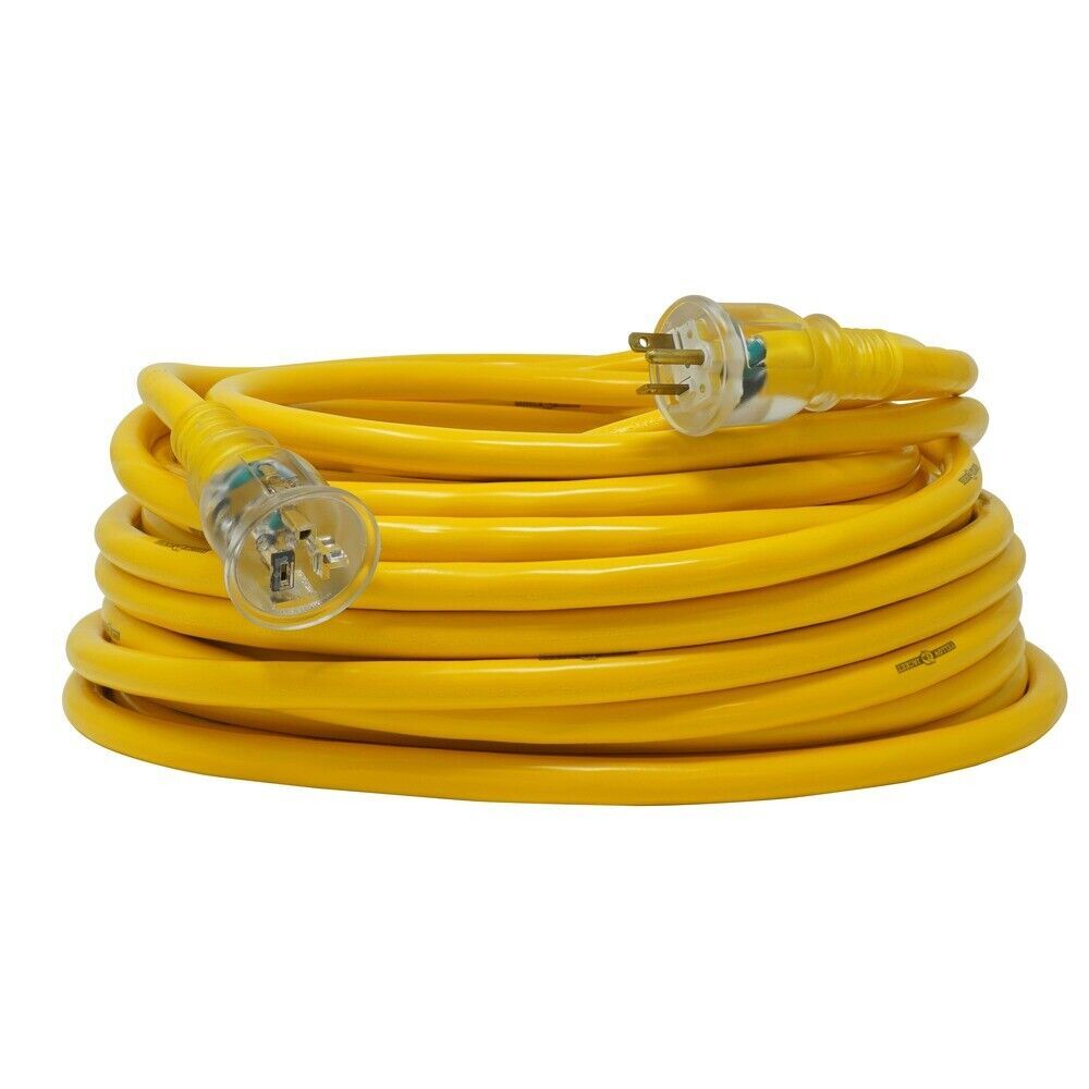 Yellow Jacket 2992 SJTW Extension Cord With PowerLite T-blade Indicator ...