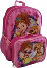 Fancy Nancy & Frenchy 16" Backpack With Detachable Matching Lunch Box ...