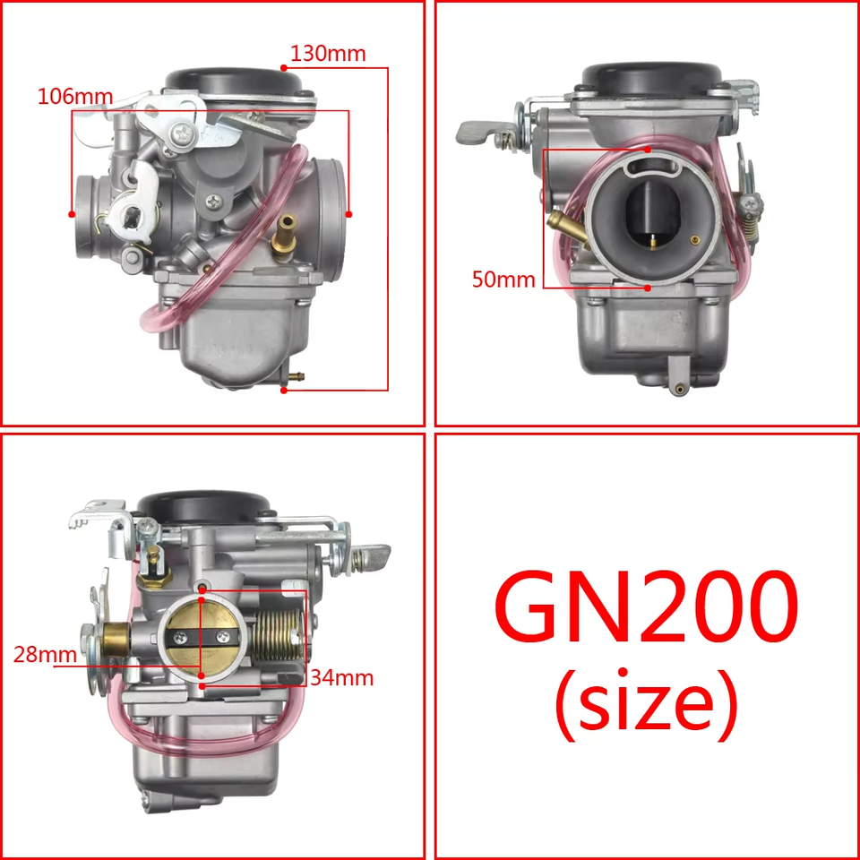 SUZUKI GS200 GN200 Motorcycle Carburetor GS GN 200 QM200GY GY200 250cc ...