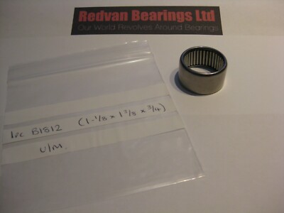 B1812 (NEEDLE ROLLER BEARING) 1-1/8 X 1-3/8 X 3/4 | eBay