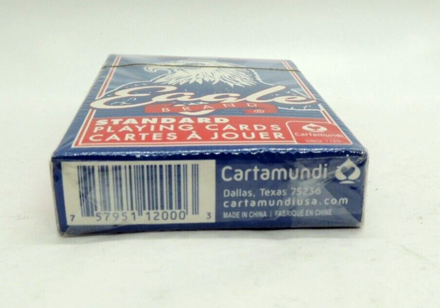 NEW Unopened Eagle Brand Standard Playing Cards Blue Cartamundi Deck of ...