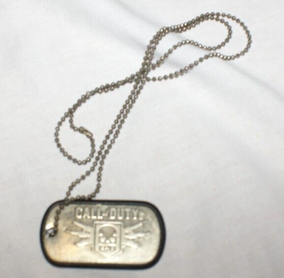 Call Of Duty Elite Dog Tags Skull and Gun with Chain | eBay