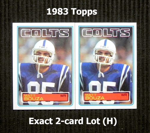 Matt Bouza 1983 Topps Exact 2 Card Lot (H) #209 | eBay