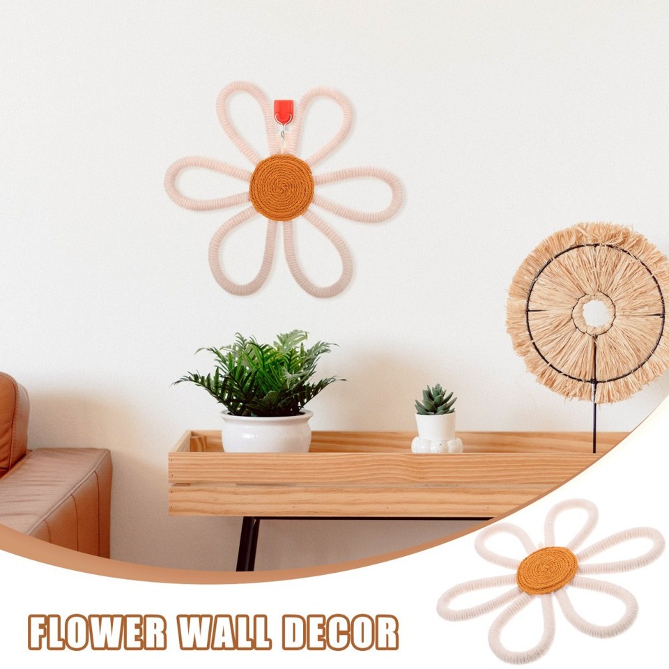 Floral Wall Hanging Cute Flower Decor Children's Room Decoration | eBay ...
