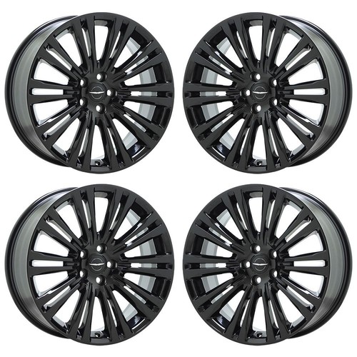 20" Chrysler 300 RWD Gloss Black Wheels Rims Factory OEM Set 2011-2021 ...