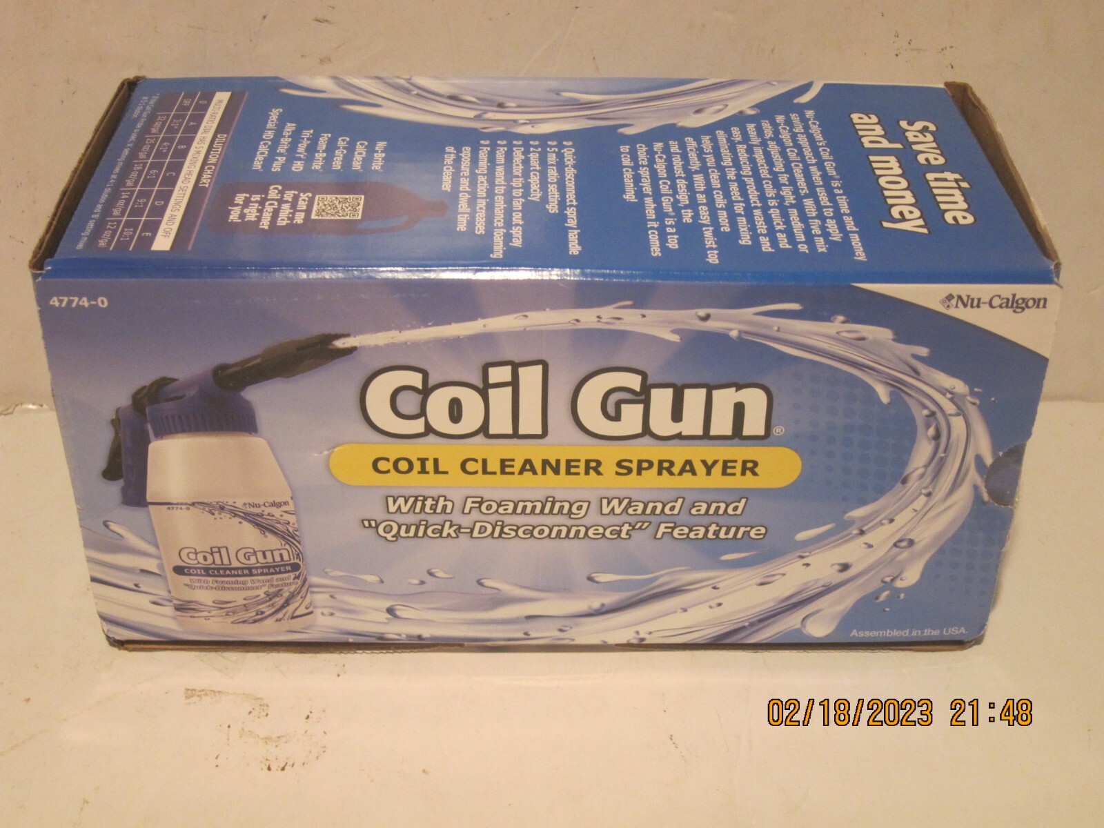 Nu-Calgon Coil Gun 4774-0, X71-249, COIL-GUN SPRAYER, NISP- FREE ...