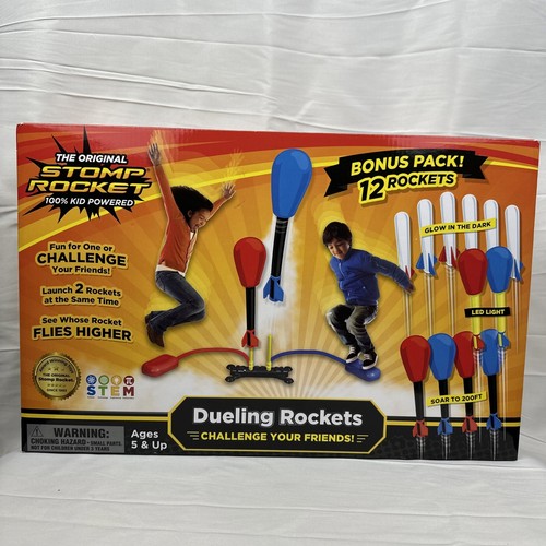 LED STOMP ROCKET LAUNCHER FLIGHT DUEL ROCKETS GAME CHALLENGE KIDS TOY Gift 795516208872| eBay