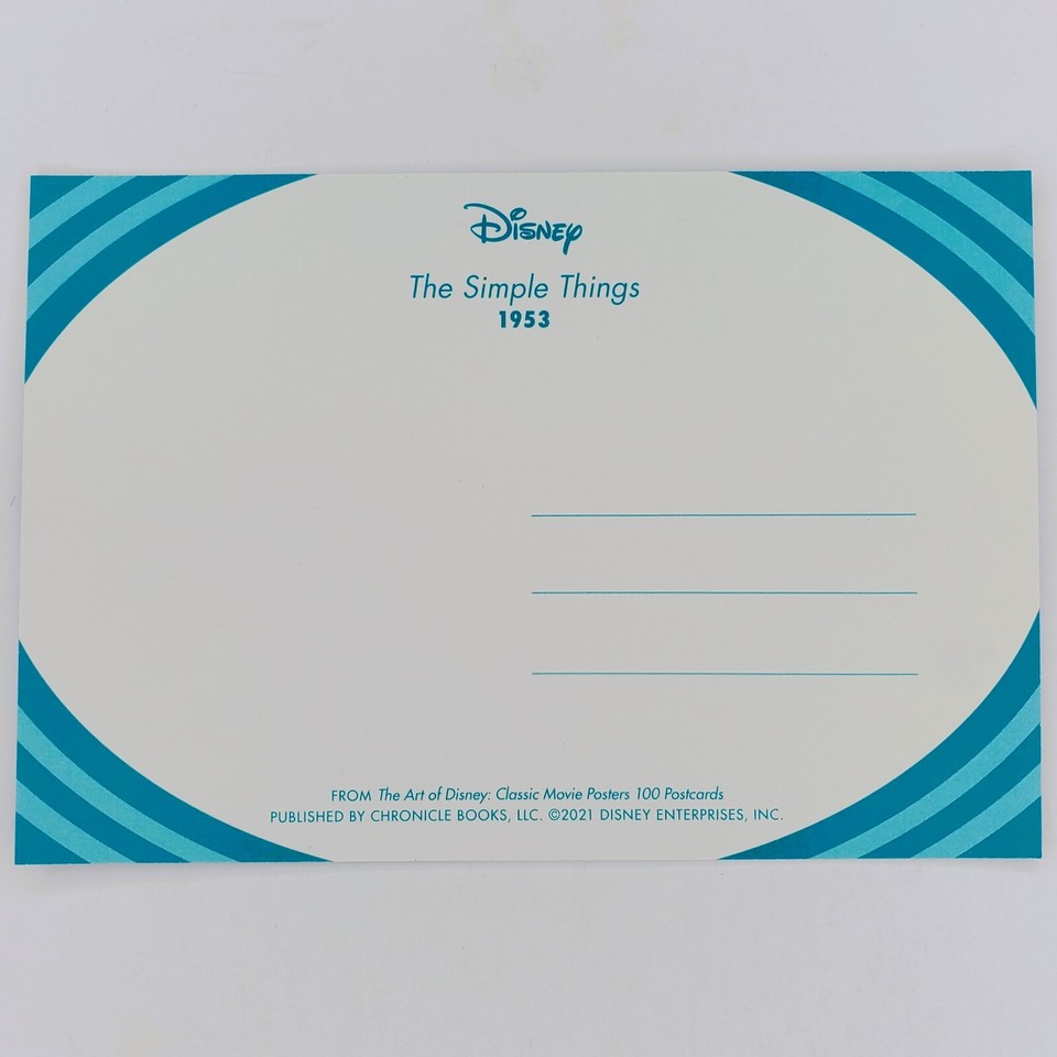 Mickey Mouse Postcard Art of Disney Movie Poster Pluto The Simple ...