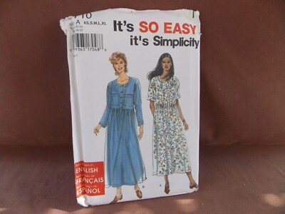 Simplicity Misses Dress Sizes 6-24 Uncut Pattern 9710 | eBay