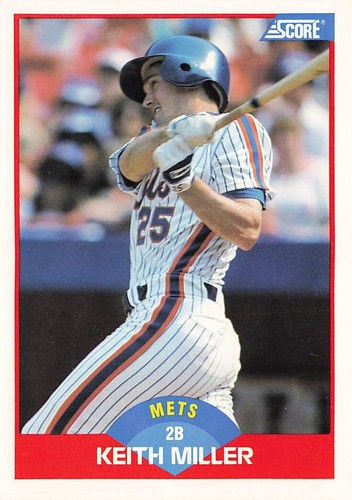 1989 Score #464 Keith Miller New York Mets | eBay