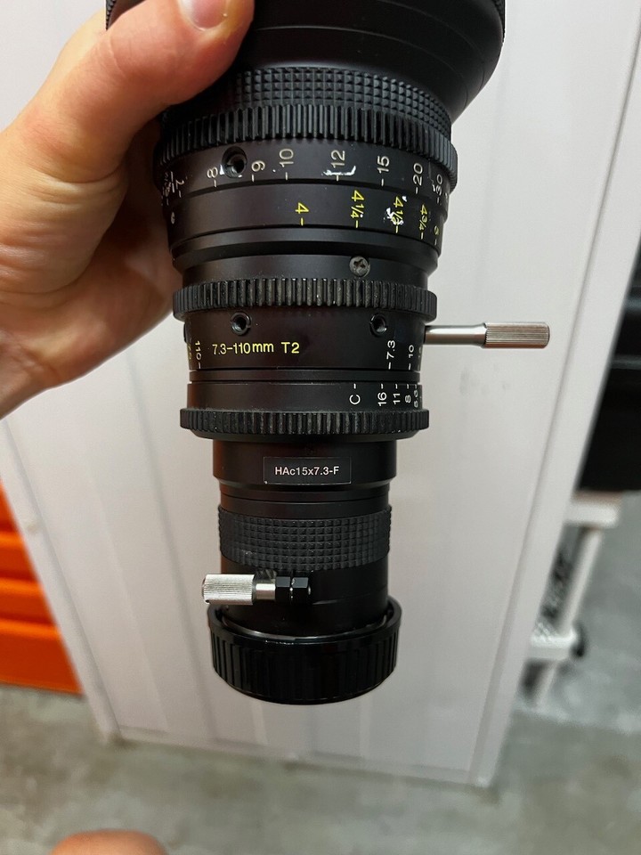 Fujinon HAc15x7.3B Compact Super-Wide Angle Cine B4 15x Zoom Lens | eBay