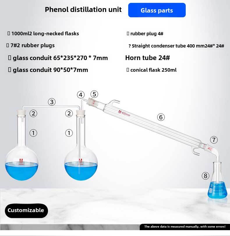 Advanced Phenol Distillation Glassware Set - Lab Supply Essential au ...