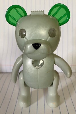 2002 McDONALDS ROBO-CHI ROBO TEDDY #8 HAPPY MEAL TOY Gray/Green Sega | eBay
