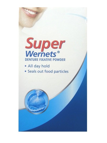 2x Wernets Super Denture Fixative Powder - 50 G for sale online | eBay