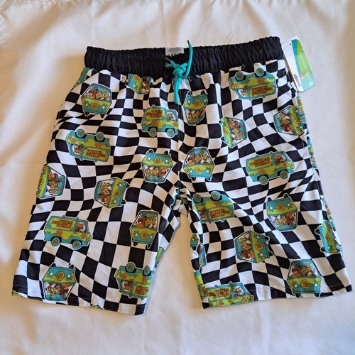 Scooby Doo Men’s Medium Swim Trunks The Mystery Machine Lined Pockets ...