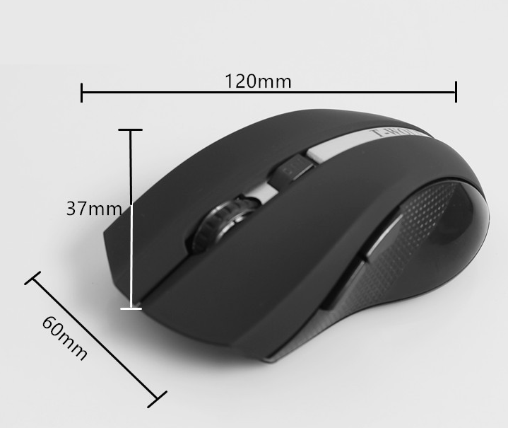 Office wireless mouse 6-button silent computer peripheral wireless ...