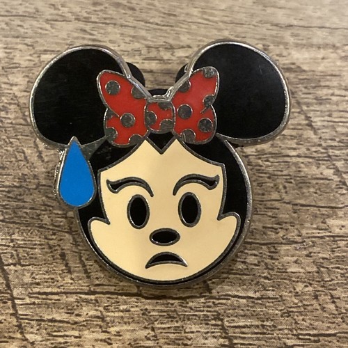 Disney Trading Pin Minnie Mouse Emoji Nervous Face | eBay