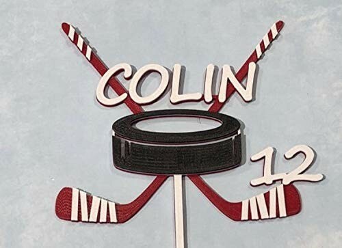 Personalized Hockey Cake Topper Custom Hockey Puck Cake Topper | eBay