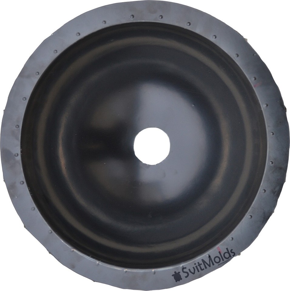 Ball Sphere Mold Concrete Cement Orb Atlas Stone Set 2 pcs 11.8'' Dia ...