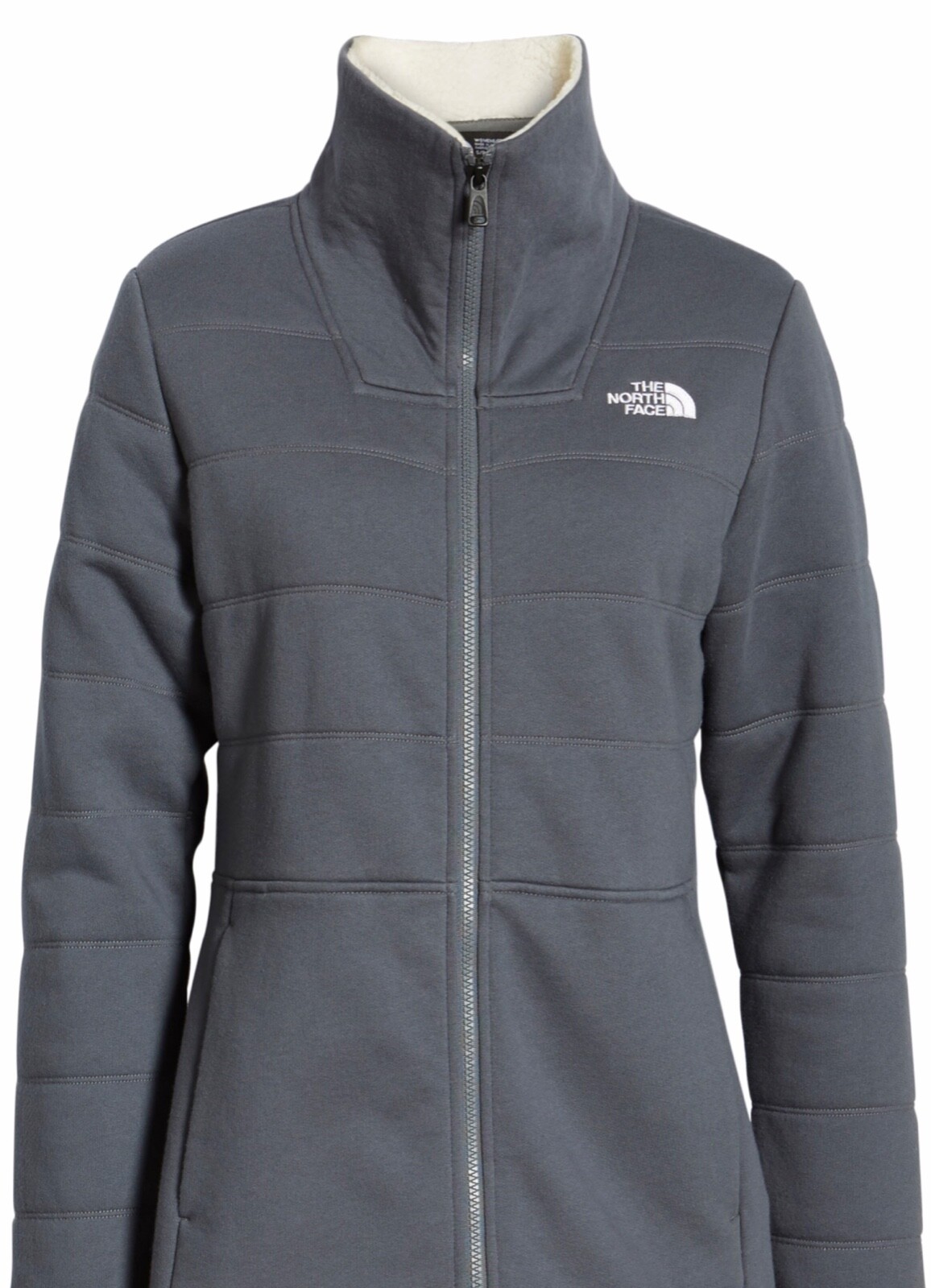 North Face Women Alaea Faux Shearling Lined Jacket NWT Size M gray ...