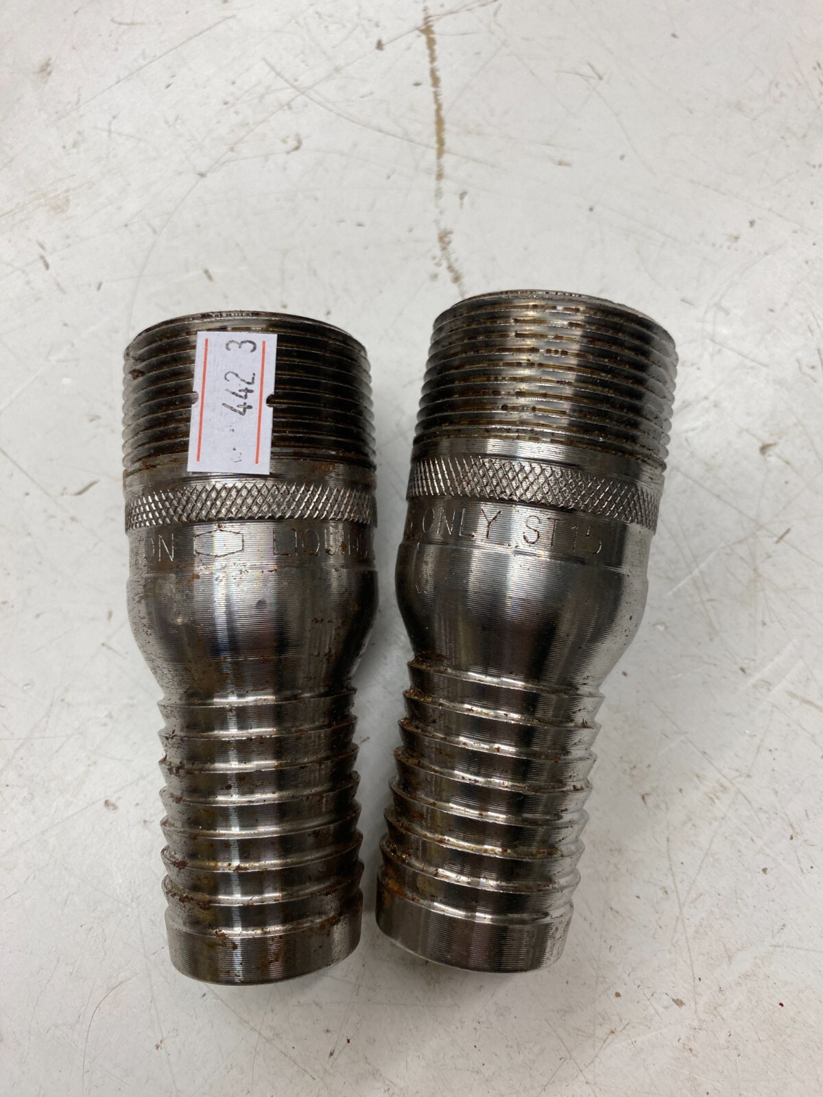 2 Pack DIXON V&C CO ST-15 ST15 STEEL THOR COUPLER 6B Hose Male Fitting ...