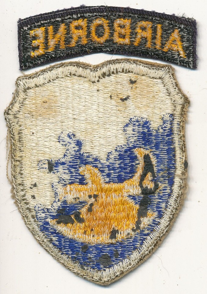 19th Airborne Division ghost division real WWII make with real tab | eBay