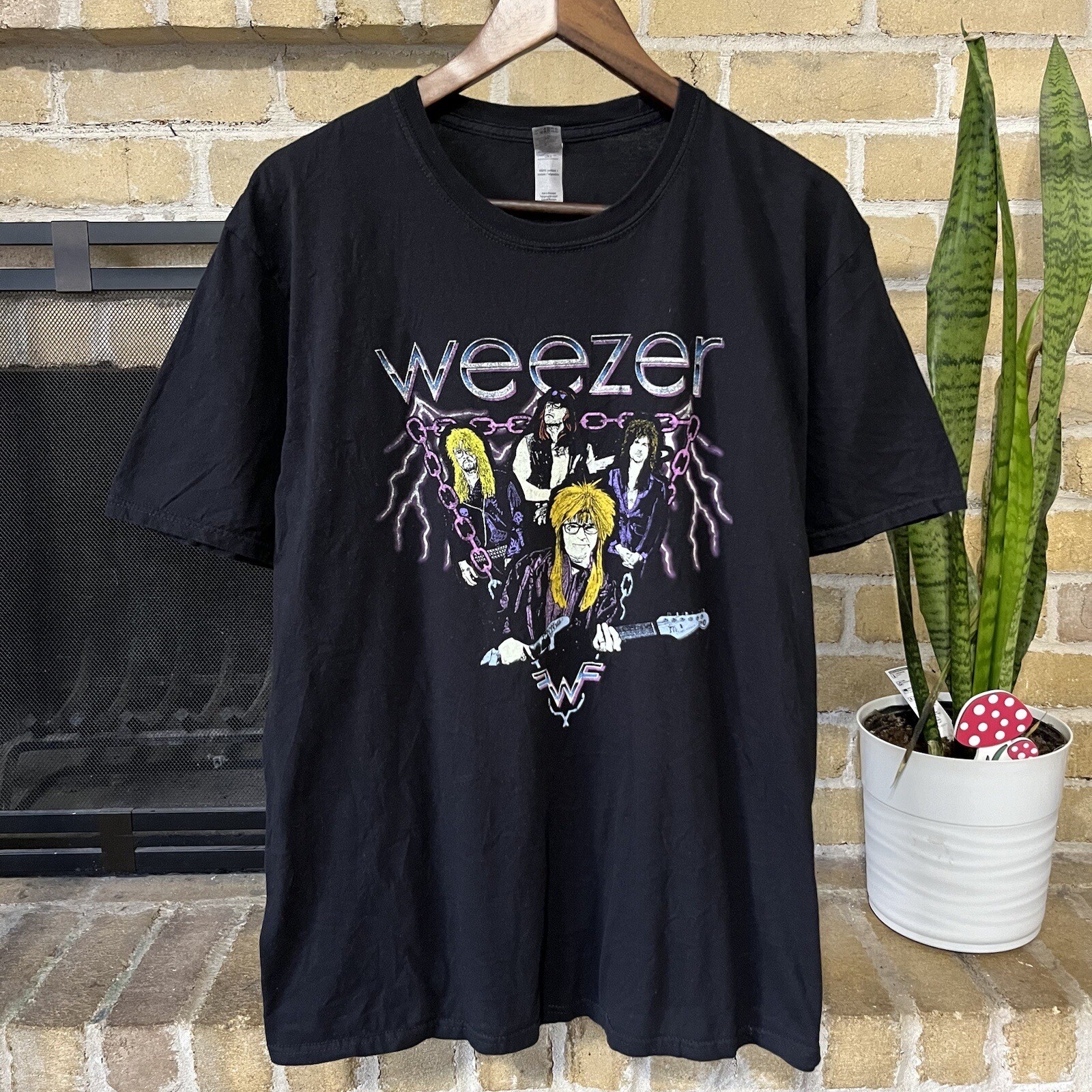 Weezer Hella Mega Tour 2021 Black T Shirt Size XL - Gem