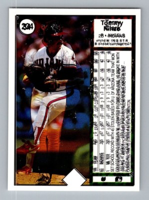 Terry Clark Tommy Hinzo 1989 Upper Deck Freak Overprint Error Angels ...