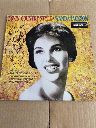 WANDA JACKSON - LOVIN COUNTRY STYLE = SIGNED WITH DEDICATION | eBay