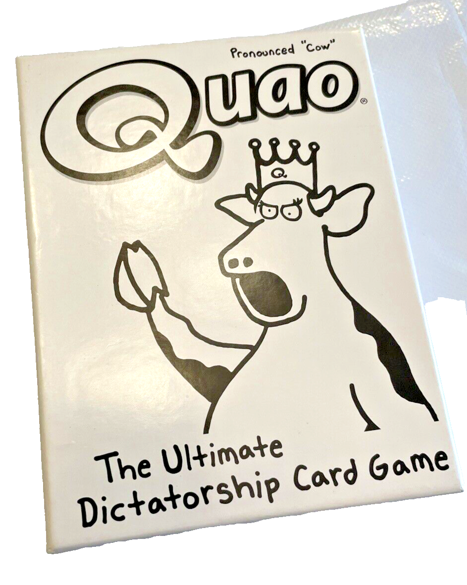Card Game QUAO Pronounced Cow The Ultimate Dictatorship Teen & Up 2009 ...