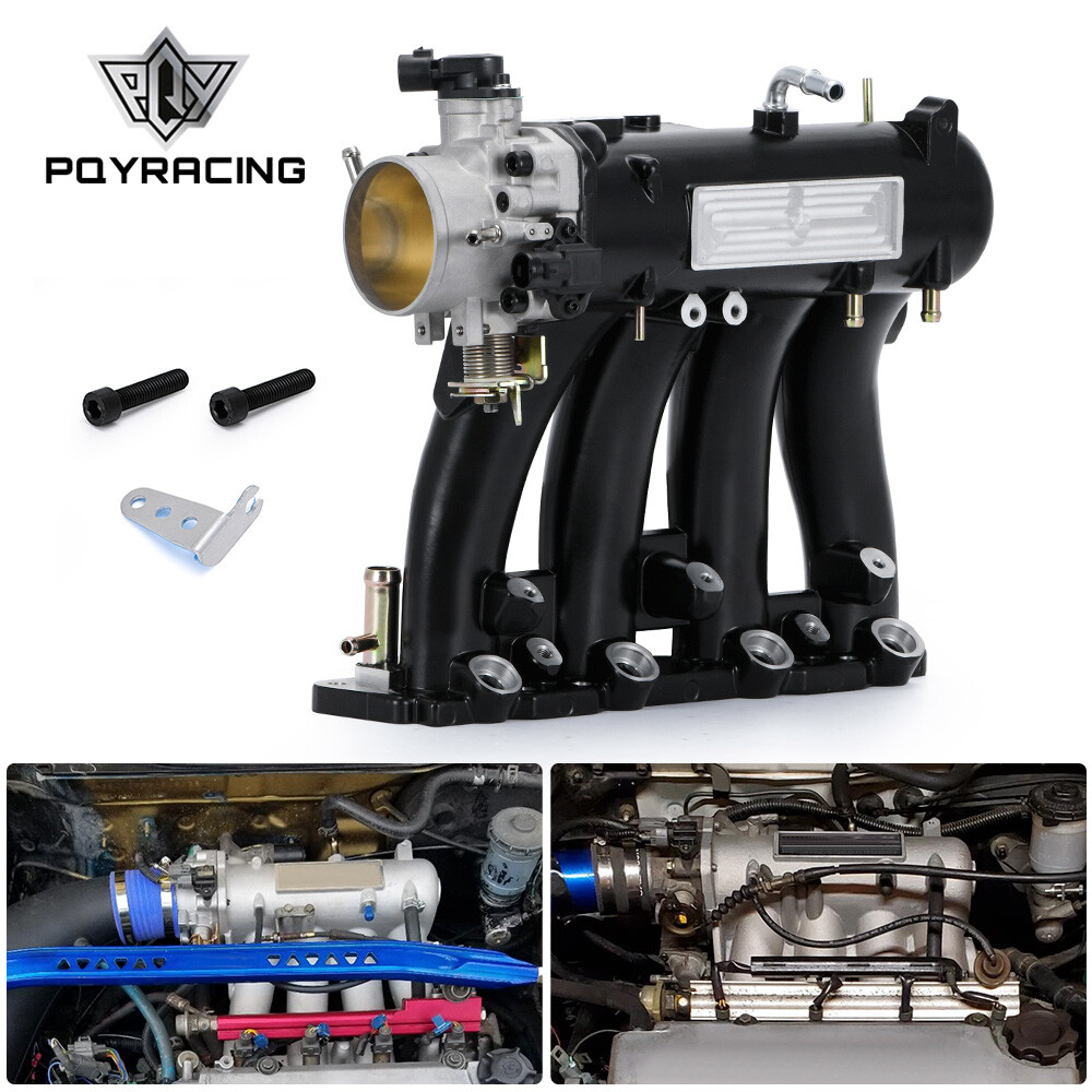 70mm Throttle Body PRO Intake Manifold For 88-00 Civic CRX EF EG EK D15 ...