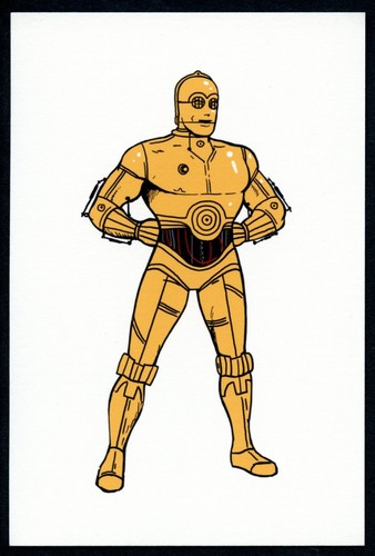 MIKE MITCHELL SUPER ART PRINT C-3PO C3PO Star Wars MONDO Portrait /200 ...