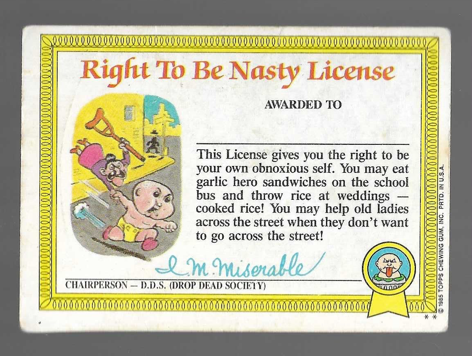 1986 Topps Garbage Pail Kids #87a Hot Head Harvey | eBay