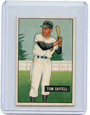 1951 BOWMAN BASEBALL #130 TOM SAFFELL, PITTSBURGH PIRATES, 101819 | eBay