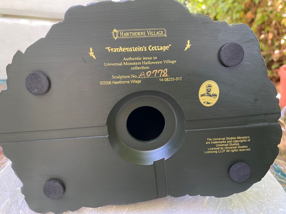 Hawthorne Universal Studios Monsters Halloween Village - Frankenstein's ...