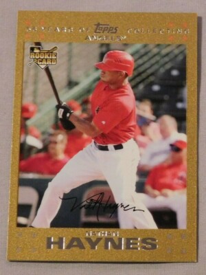 2007 Topps Update Gold #181 Nathan Haynes Los Angeles Angels Baseball ...