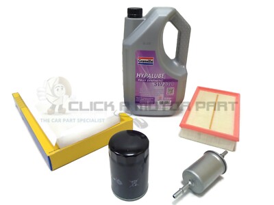FORD FOCUS MK1 ST170 SERVICE KIT OIL AIR FUEL POLLEN FILTER + 5W30 ...