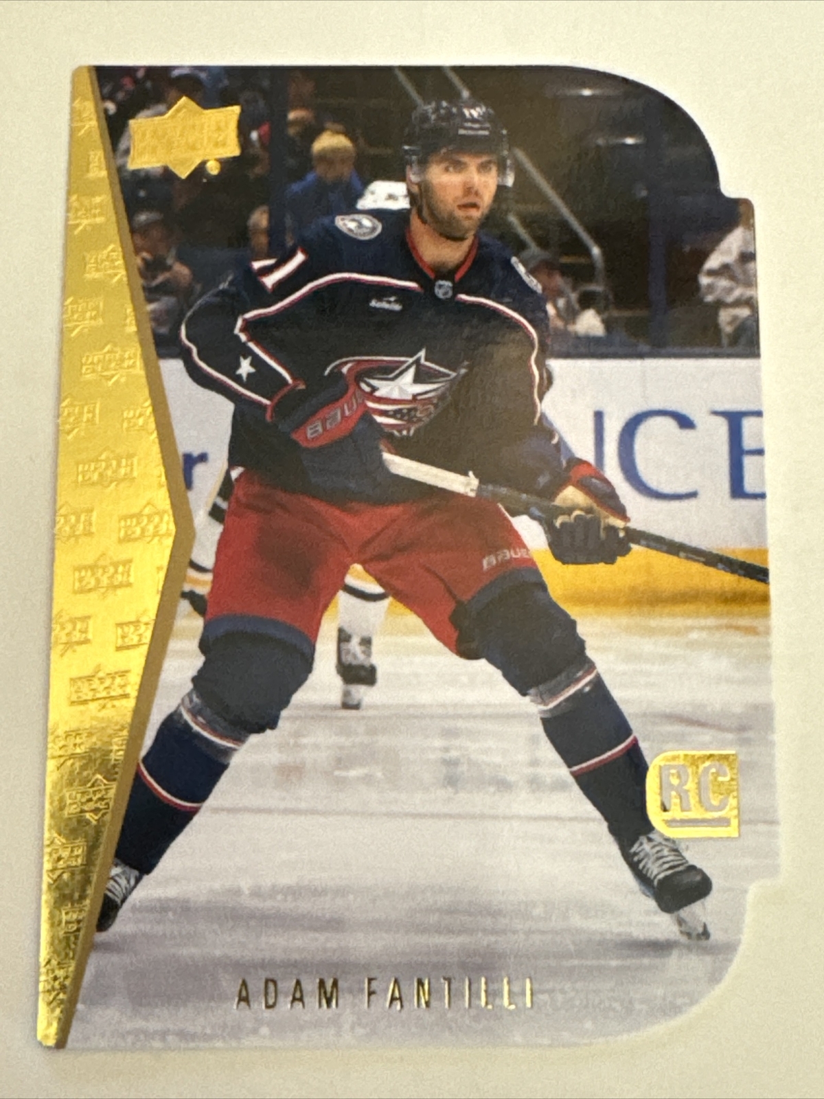 2023-24 Upper Deck Hockey series 2 Die-Cut Rookie RC ADAM FANTILLI RDT ...