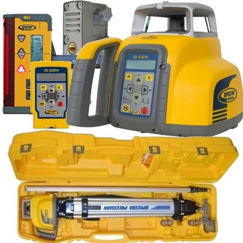Spectra Laser GL412N-2 Single Grade Laser CR700 Receiver Compete Kit | eBay