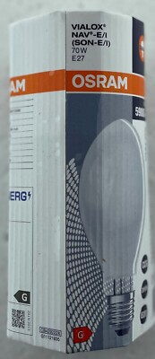 Osram 70W SON Ei ES E27 SODIUM LAMP 70 Watts with internal ignitor ...