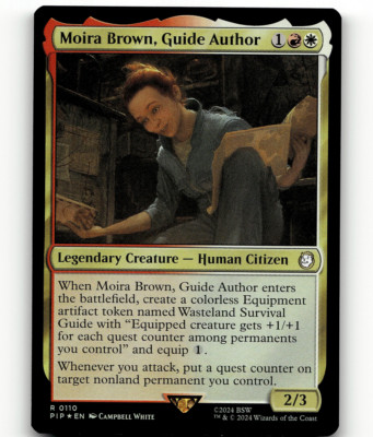 FOIL - MTG Moira Brown, Guide Author - Universes Beyond: Fallout | eBay