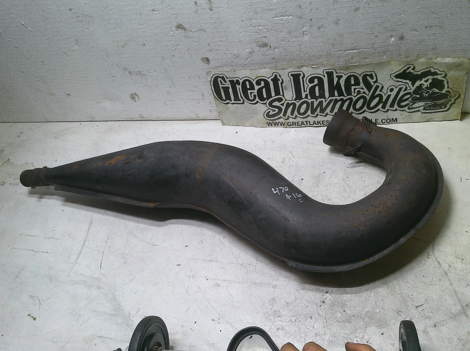 SkiDoo PRS Chassis Formula MX 470 Snowmobile Engine Exhaust Pipe Rotax ...