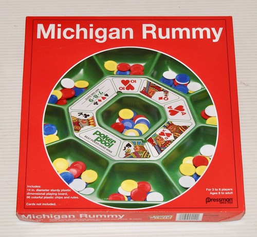 2016 Pressman Michigan Rummy Game New - Unplayed - Sealed Chips | eBay ...