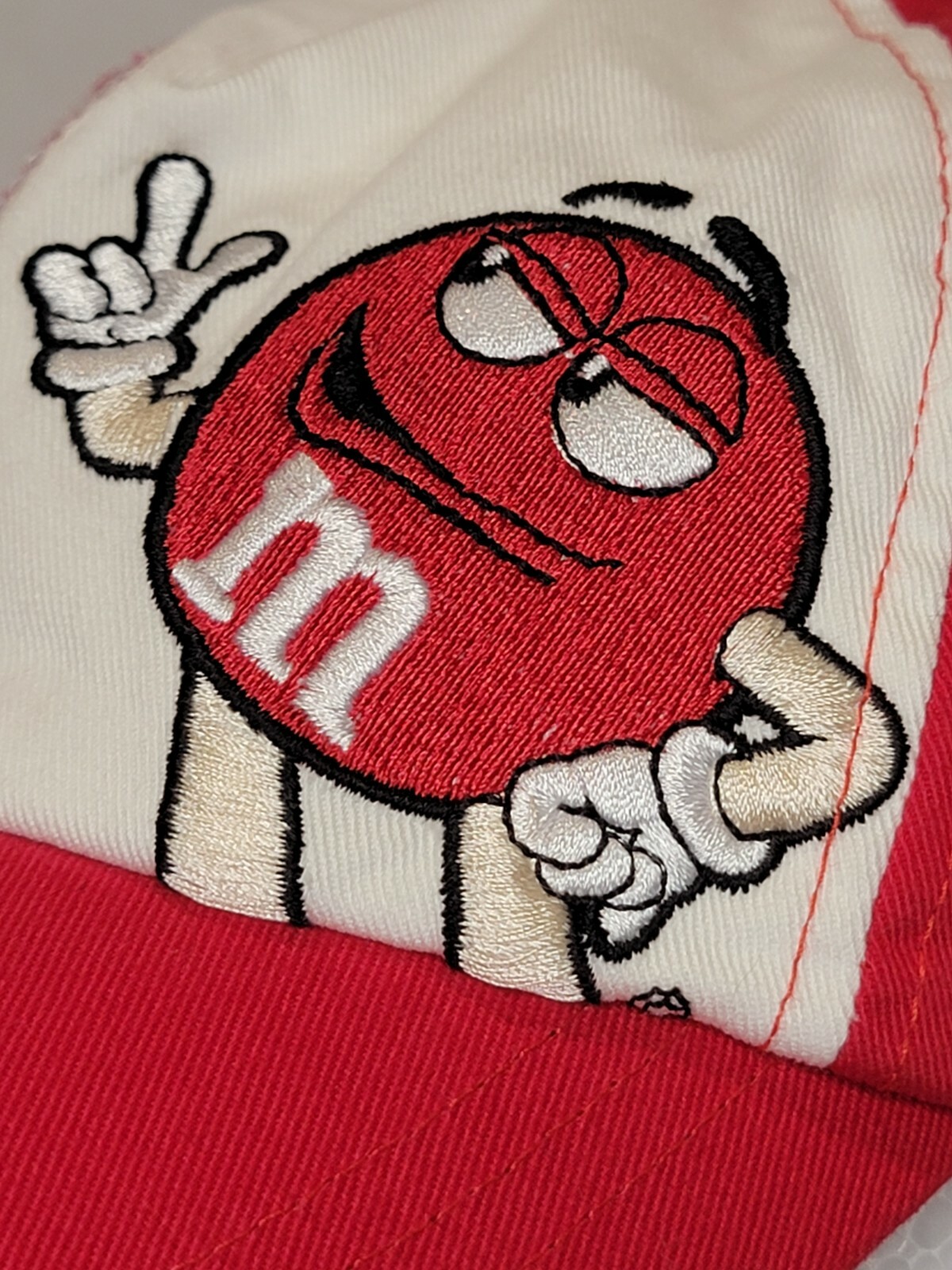 M & M NYC Hat Adjustable Red M&M | eBay