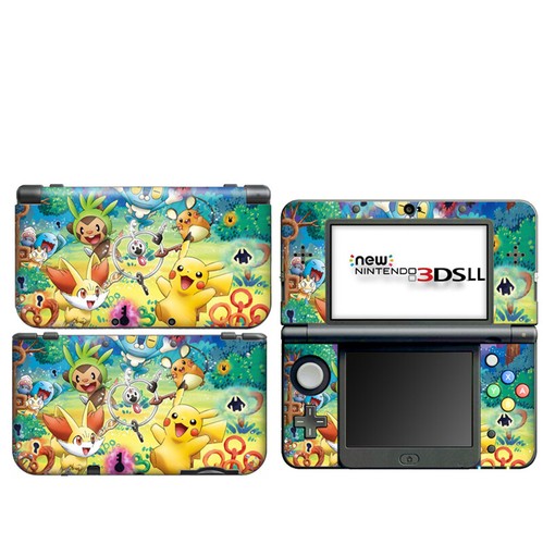 65 Pikachu Pokemon Vinyl Decal Sticker Cover For Nintendo NEW 3DS XL LL ...
