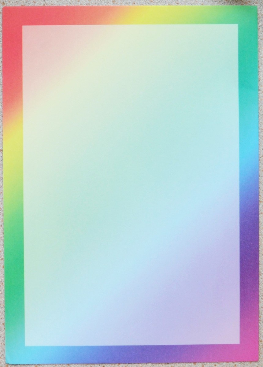 Pastel Rainbow Border