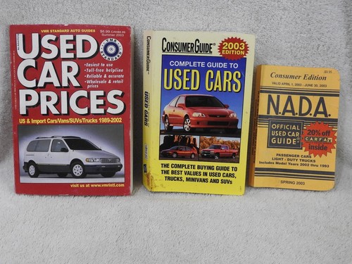 3 Books, Used Car Prices: NADA: Used Cars: Summer 2003 by John A ...