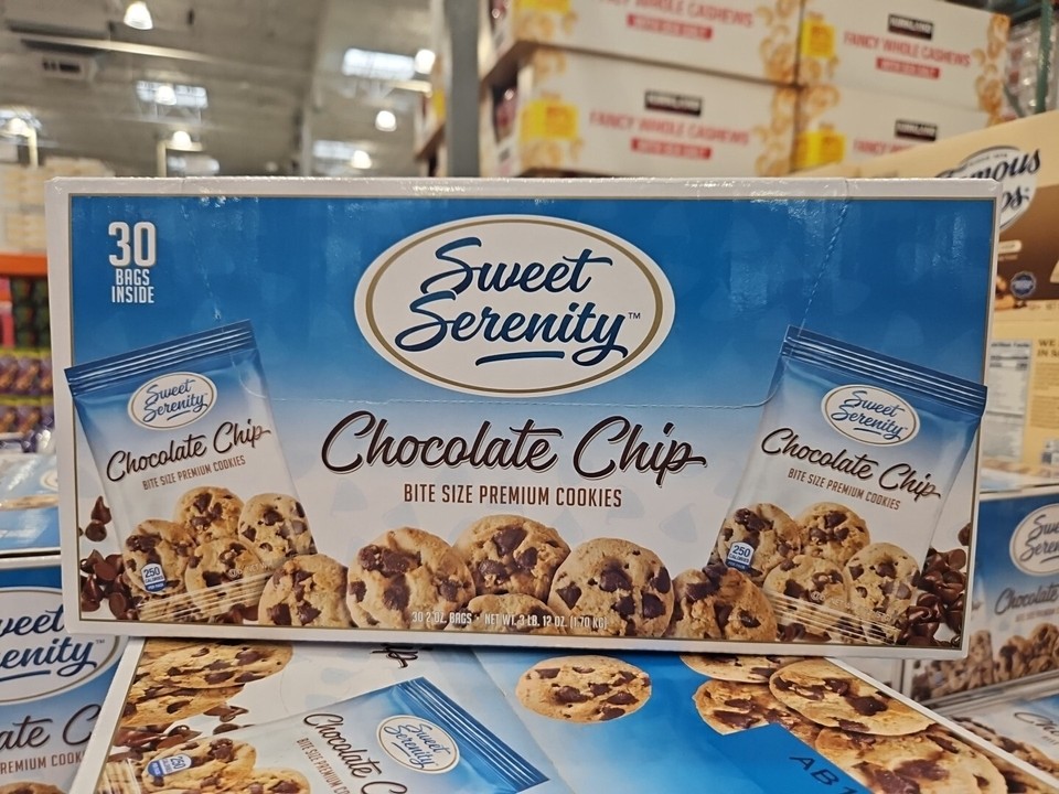 Sweet Serenity Bite Size Premium Chocolate Chip Cookies 2 oz Each Bag ...