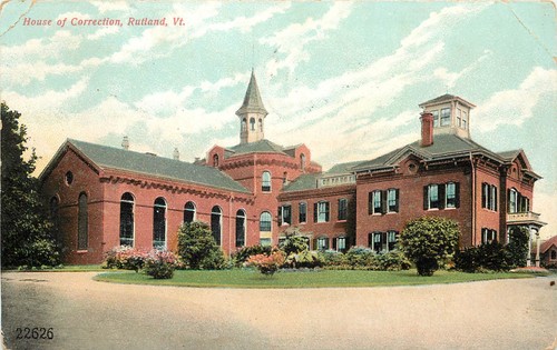 Vintage Postcard House of Corrections Rutland VT | eBay