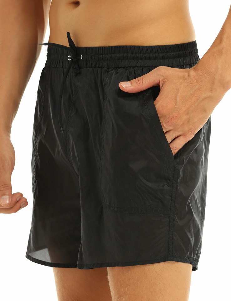 Men's See Through Swim Shorts Swimwear Swimming Trunks Beachwear Boxer ...